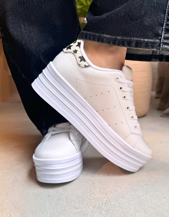 Timba Blanco STARS- *SÓLO TALLA 40* – Aluna Shoes Colombia